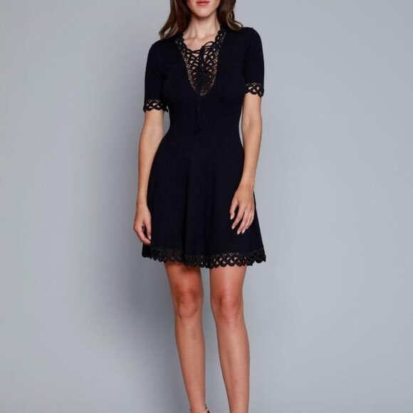 Jonathan Simkhai | Dresses | Nwt Jonathan Simkhai Compact Crochet Deep ...